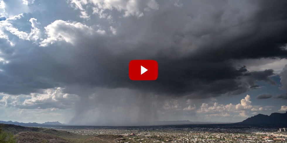 Tuscan, Arizona Microburst - Viral Video of a Microburst