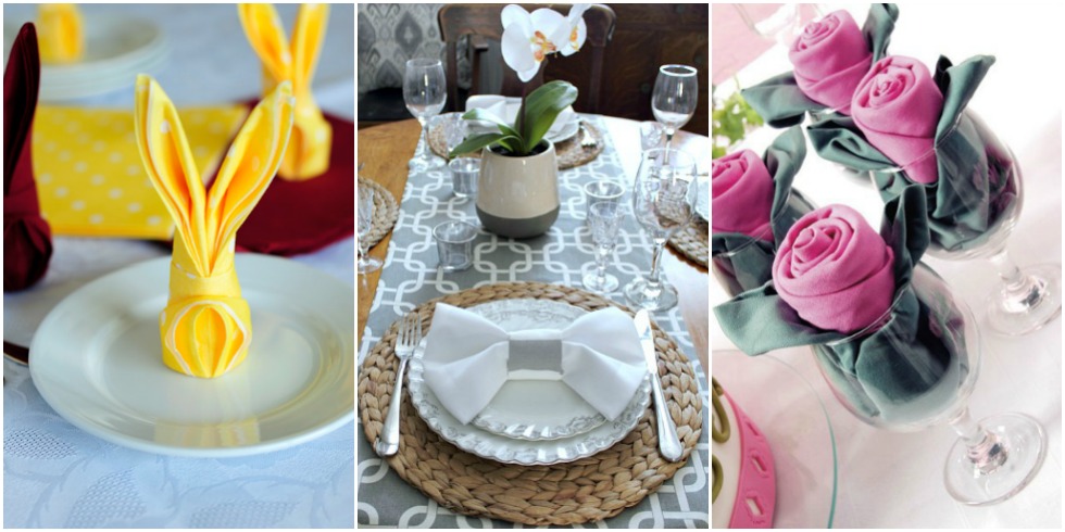 16 Pretty and Easy Napkin Folds for Every Occasion - Folding Napkins