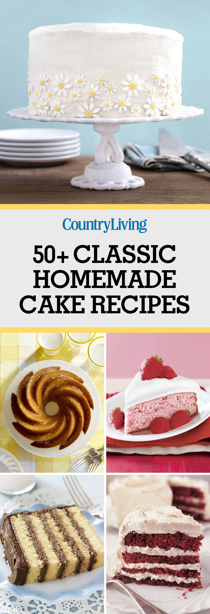 65 Best Homemade Cake Recipes - How to Make an Easy Cake