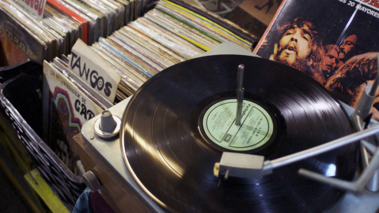 Vinyl Records Tumblr Room