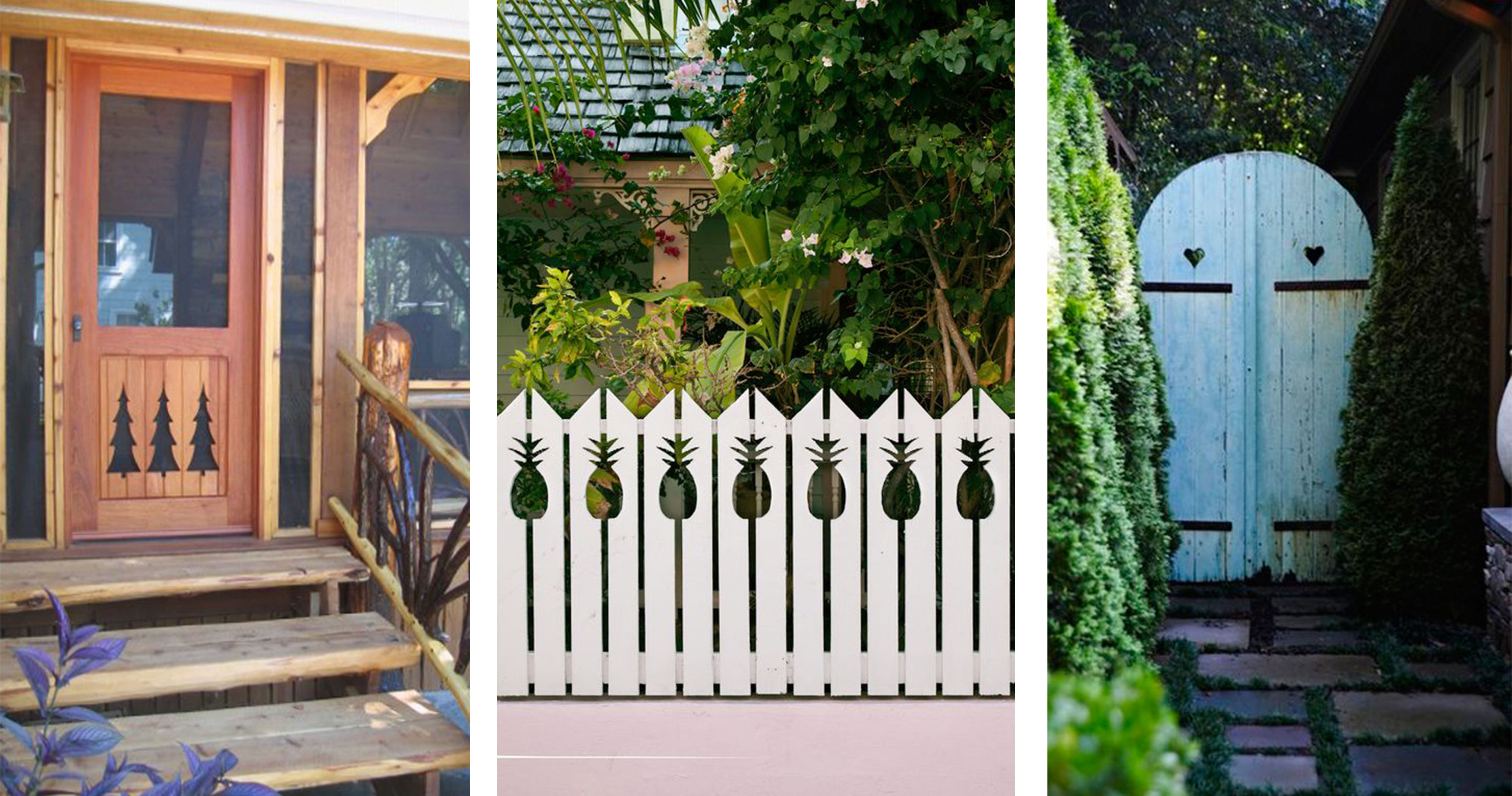 Picket Fence Style Doors All Fence Pics Midwest Fence