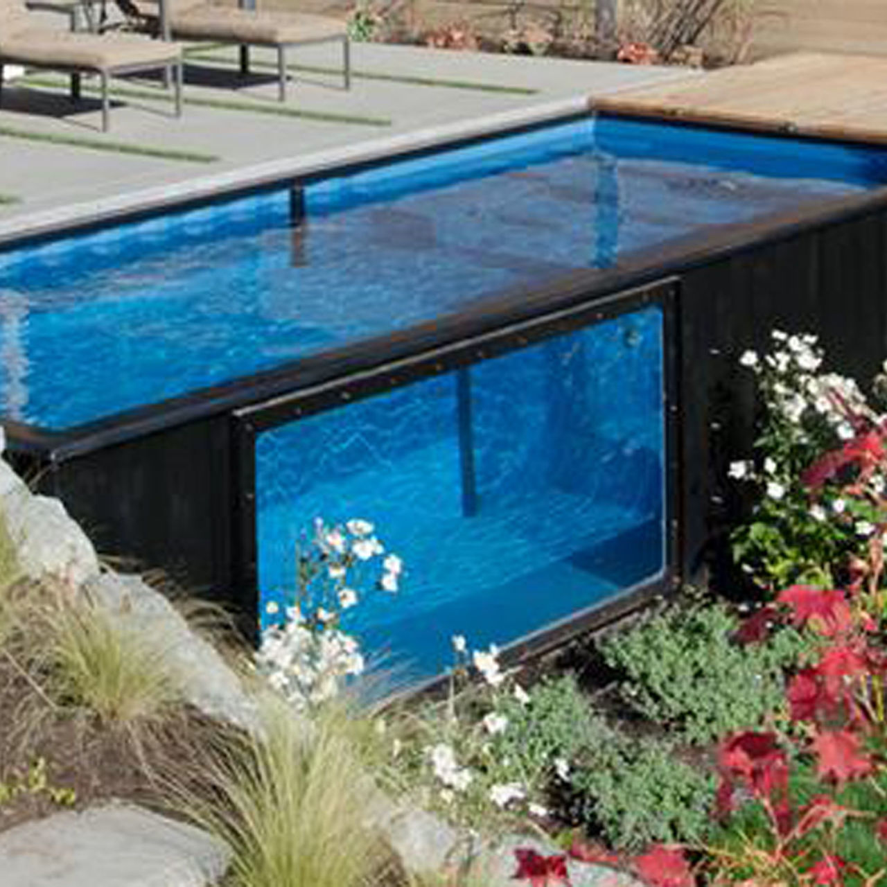 Residential Shipping Container Pool Shipping Container Swimming Pool