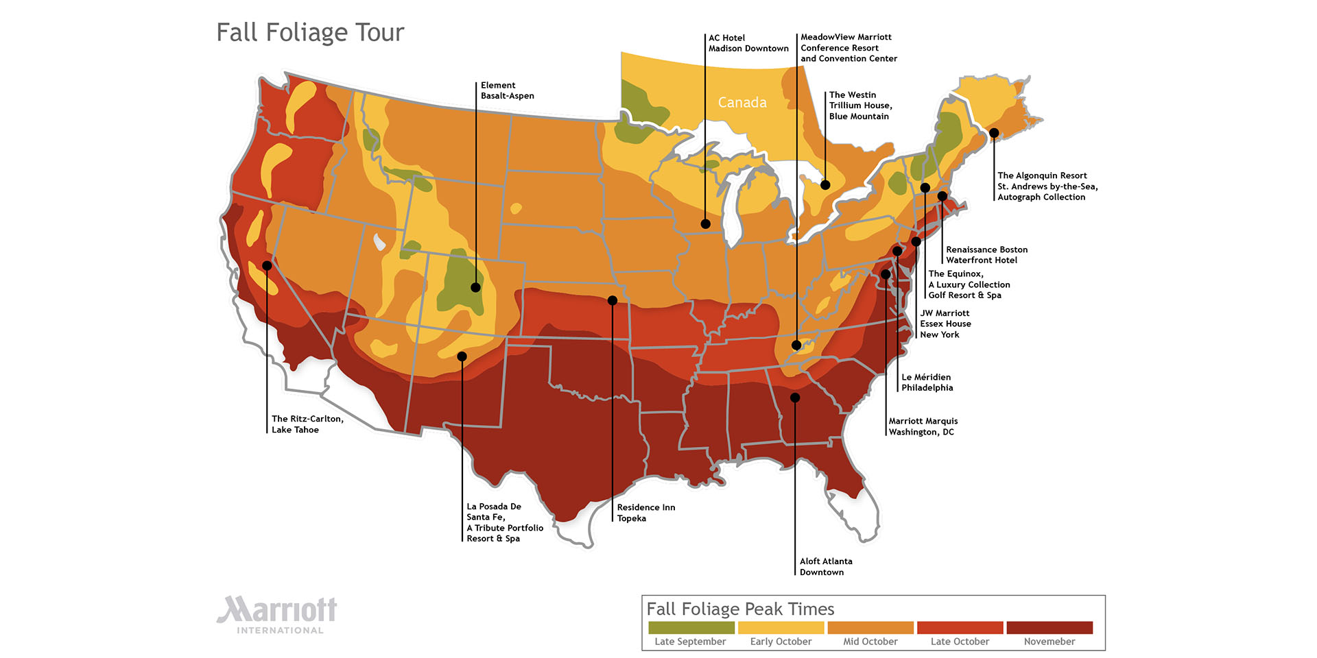 Fall Foliage Map